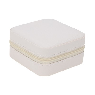 Unique Bargains Jewelry Boxes Travel Jewelry Box Square with Cross ...