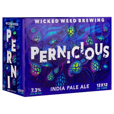 Wicked Weed Pernicious Ipa -12pk/12 Fl Oz Cans : Target