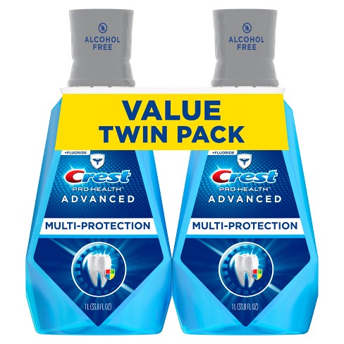 Crest Pro-health Advanced Mouthwash Multi-protection Fresh Mint - 2pk ...