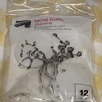 Facial Buff Sponges - 12ct - White - Up & Up™ : Target