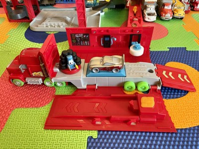 Disney And Pixar Cars Glow Racers Transforming Mack Playset : Target
