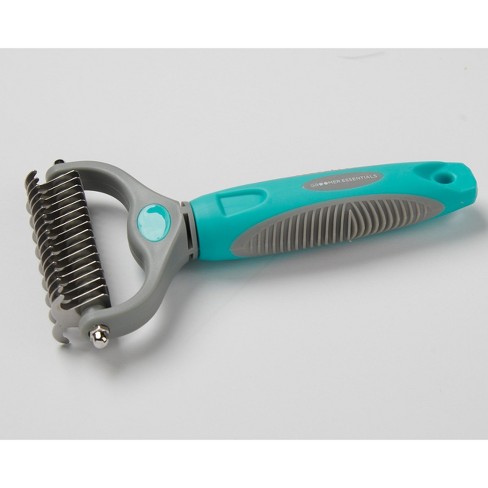 Groomer Essentials Double-sided Deshedding Rake 9/17 Blades : Target