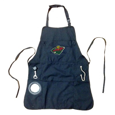 Grill Apron, Black, Minnesota Wild : Target