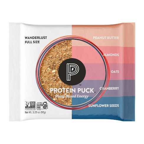 Protein Puck Wanderlust Nutrition Bars - Peanut Butter Cranberry - 3 ...