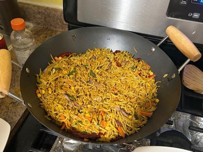 Infuse 14" Open Wok With Bamboo Stick Handle : Target