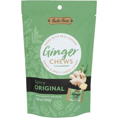 Bali’s Best Ginger Chews Spicy Original - Case Of 12 - 5.08 Oz : Target