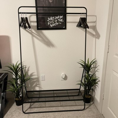 Metal Garment Rack Black - Brightroom™ : Target