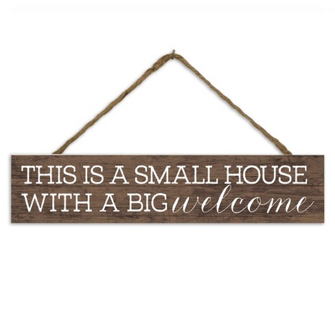 Creative Products Small House Big Welcome 17 X 3.5 Outdoor/indoor ...
