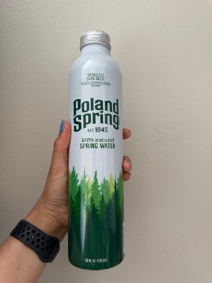 Poland Spring Aluminum Bottle Spring Water - 12pk/25 fl oz Bottles : Target