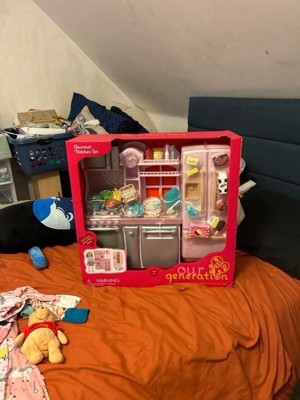 Our Generation Light-pink Gourmet Kitchen & Play Food Accessory Set For ...