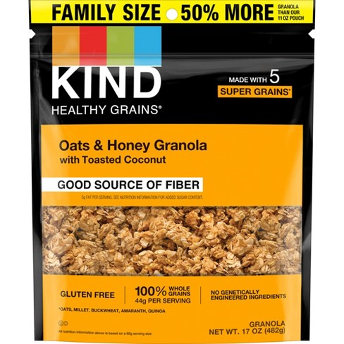 Kind Oats & Honey Clusters Granola - 17oz : Target