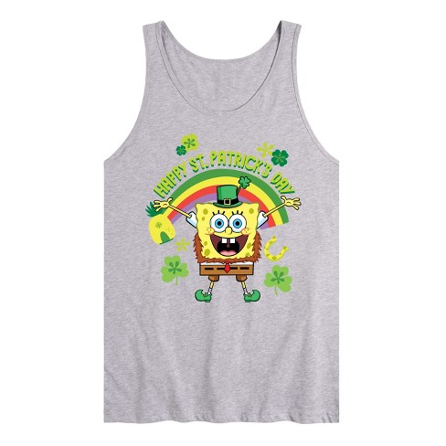 Men's - Spongebob Squarepants - Happy St. Patricks Day Graphic Tank Top ...