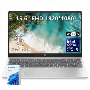 HP 15.6 Inch FHD Touchscreen Laptop, Intel Core Ultra 5 225U, 8GB DDR5 ...