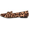 Journee Collection Womens Marci Slip On Round Toe Loafer Flats, Leopard ...