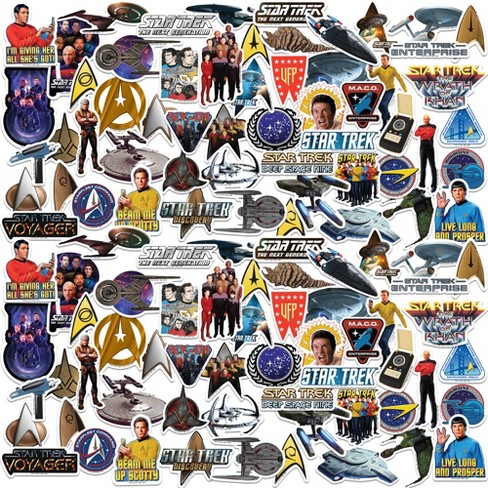 Star Trek Vinyl Large Deluxe Stickers Variety Pack : Target