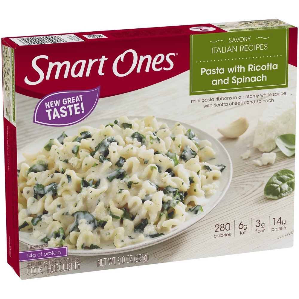 UPC 025800020256 - Smart Ones Frozen Pasta with Ricotta and Spinach ...