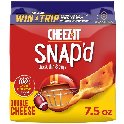Cheez-it Snap'd Double Cheese Crackers - 7.5oz : Target