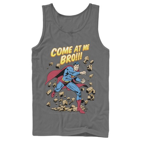 Men's Superman Come At Me Bro Tank Top : Target