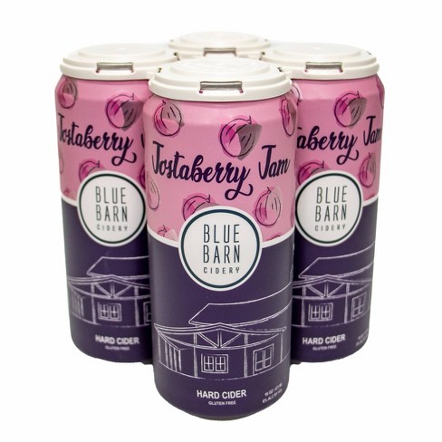 Blue Barn Jostaberry Cider - 4pk/16 Fl Oz Cans : Target