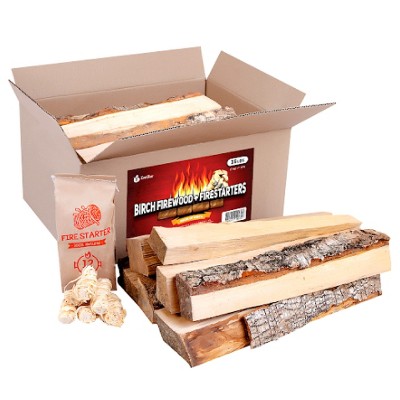 Better Wood Products Fatwood All Natural Waterproof Fire Logs, Indoor ...