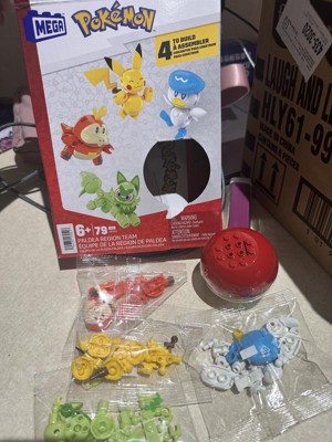 Mega Pokemon Paldea Region Team Building Toy Kit - 79pcs : Target