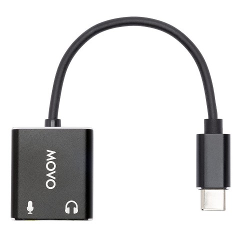 Movo Usbc-ac2 Trs Mic. To Usb-c Stereo Audio Sound Card : Target