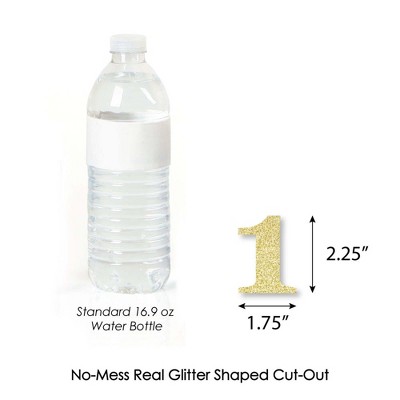 Big Dot Of Happiness Gold Glitter 1 - No-mess Real Gold Glitter Cut-out ...
