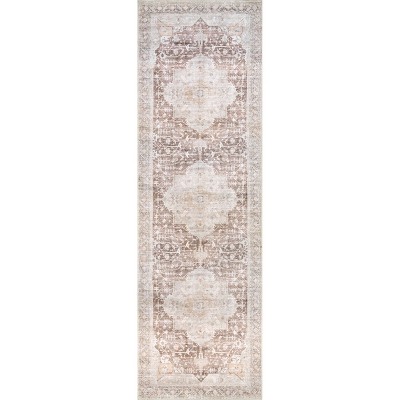 Nuloom Chase Faded Vintage Medallion Area Rug : Target