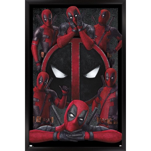 Trends International Marvel Deadpool Legacy - Collage Framed Wall ...