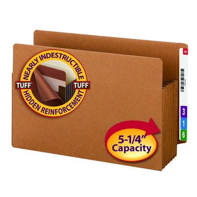 Smead Poly Premium Wallet, 5-1/4" Expansion, Legal Size, Black (71510 ...