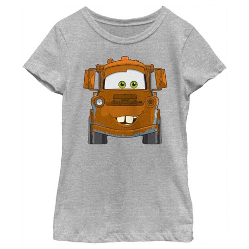 Girl's Cars Mater Big Face T-shirt : Target