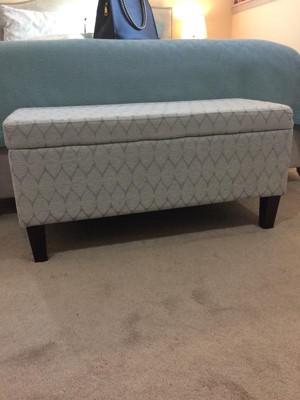 Large Textured Storage Bench - Homepop : Target