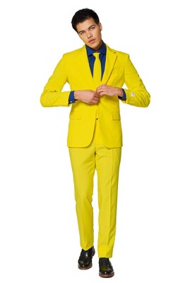 Opposuits Men's Solid Color Suits - Yellow Fellow - Yellow - Size Us 40 ...