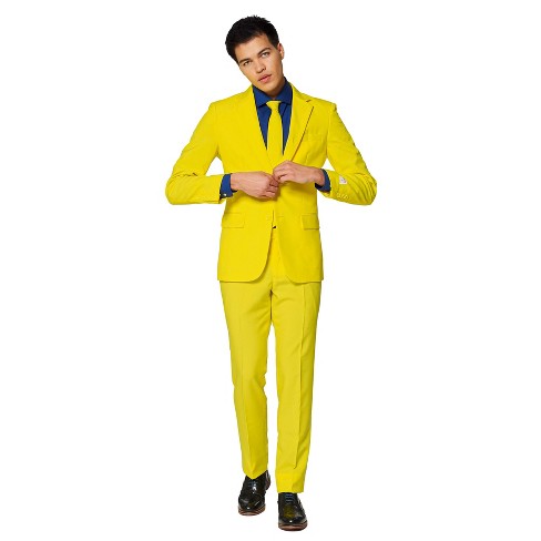 Opposuits Men's Solid Color Suits - Yellow Fellow - Yellow - Size Us 36 ...