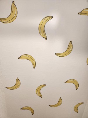 Roommates Mr. Kate Banana Print Peel & Stick Wallpaper : Target