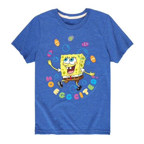 Boys' Spongebob Squarepants So Eggcited Short Sleeve Graphic T-shirt ...