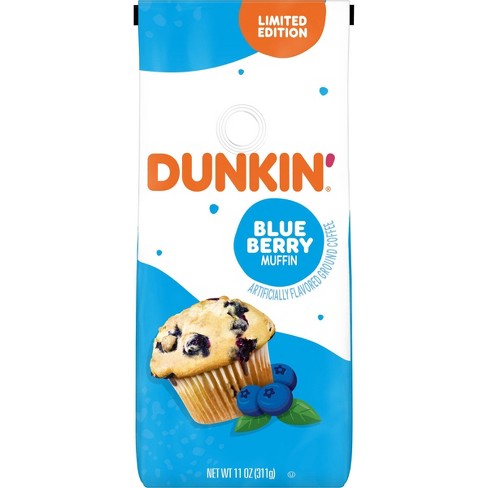 Dunkin Blueberry Muffin Medium Roast Coffee - 11oz : Target