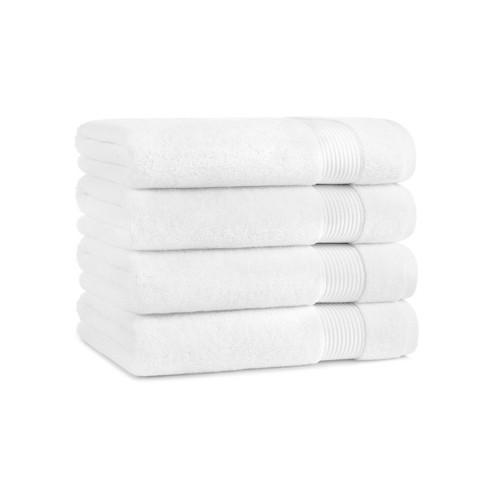 Host & Home Soft & Absorbent 100% Cotton Luxury Bath Towels (4 Pack ...