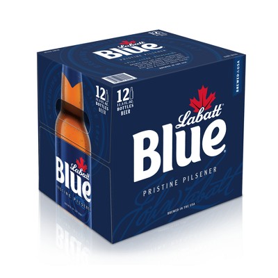 Labatt Blue Canadian Pilsener Beer - 12pk/12 Fl Oz Bottles : Target