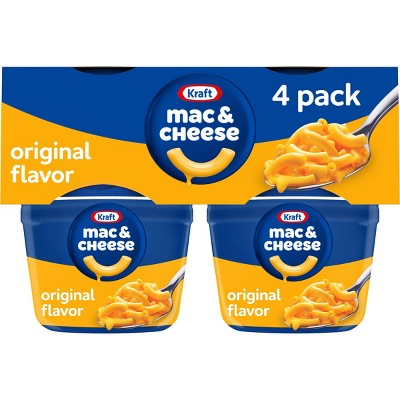 Kraft Original Mac And Cheese Cups Easy Microwavable Dinner : Target