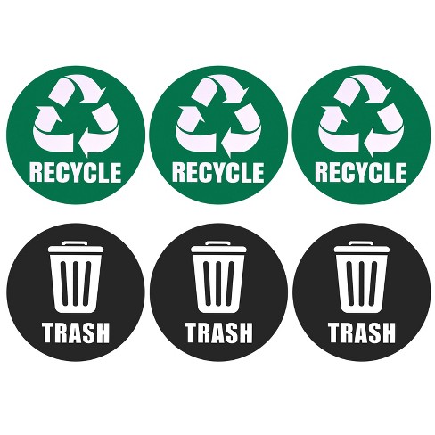 Unique Bargains Home Kitchen Office Indoor Use Self-adhesive Trash Can ...