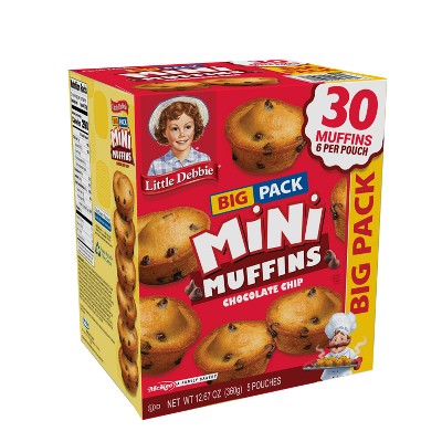 Little Debbie Big Pack Chocolate Chip Mini Muffins - 12.67oz : Target