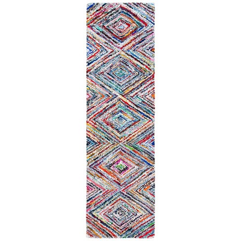 Nantucket Nan314 Hand Tufted Indoor Runner Rug - Multi - 2'3"x8 ...