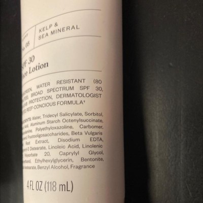 Face Lotion With Spf 30 Sea Kelp And Mineral - 4 Fl Oz - Goodfellow ...