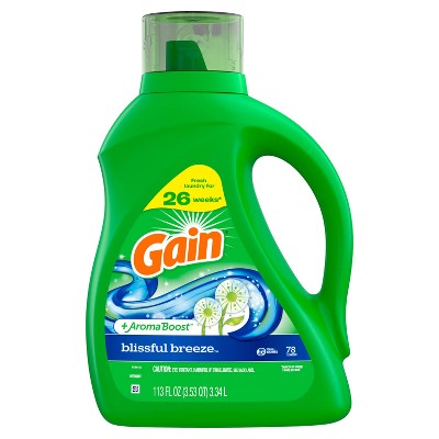 Gain + Aroma Boost Original Scent He Compatible Liquid Laundry ...