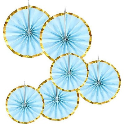 Craftopia Paper Fans - Set Of 6 - Pink : Target