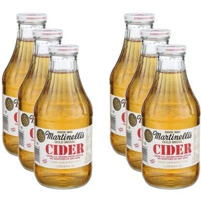 Martinelli's Sparkling Cider - 4pk/8.4 Fl Oz Mini Glass Bottles : Target