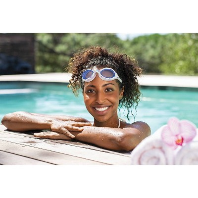 Poolmaster Designer Sport Swim Goggles With Tinted Lense - Blue : Target