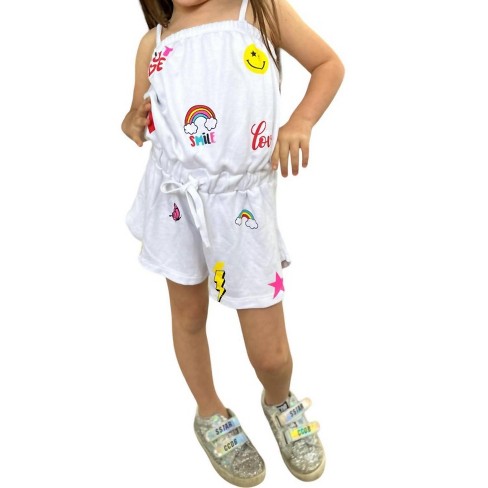 Girl Kid's Just Love Romper - Flowers By Zoe : Target