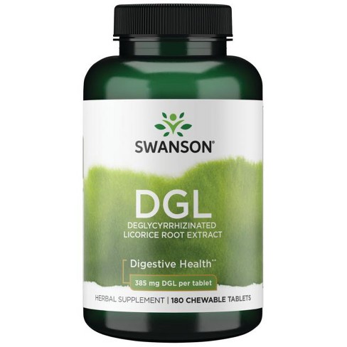 Swanson Herbal Supplements Dgl Deglycyrrhizinated Licorice Root Extract ...